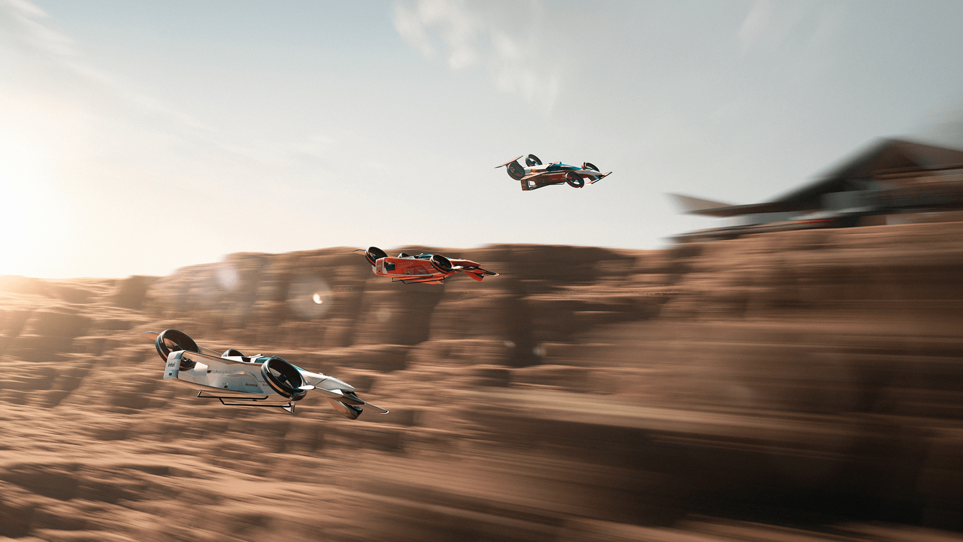 HOK debuts modular vertiport design for future flying car race series ...