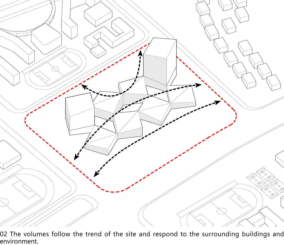Rolling Hillscape_Quzhou Smart Town complex design | LYCS Architecture ...