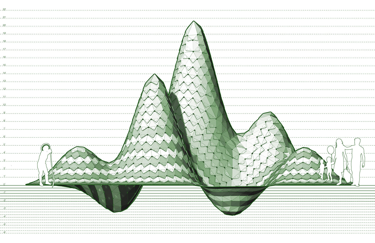 Field Constructs finalist "COMMPOST" is a digital mountain range that ...