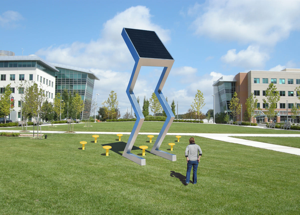 The Solar Electric Sculptures | michael jantzen | Archinect