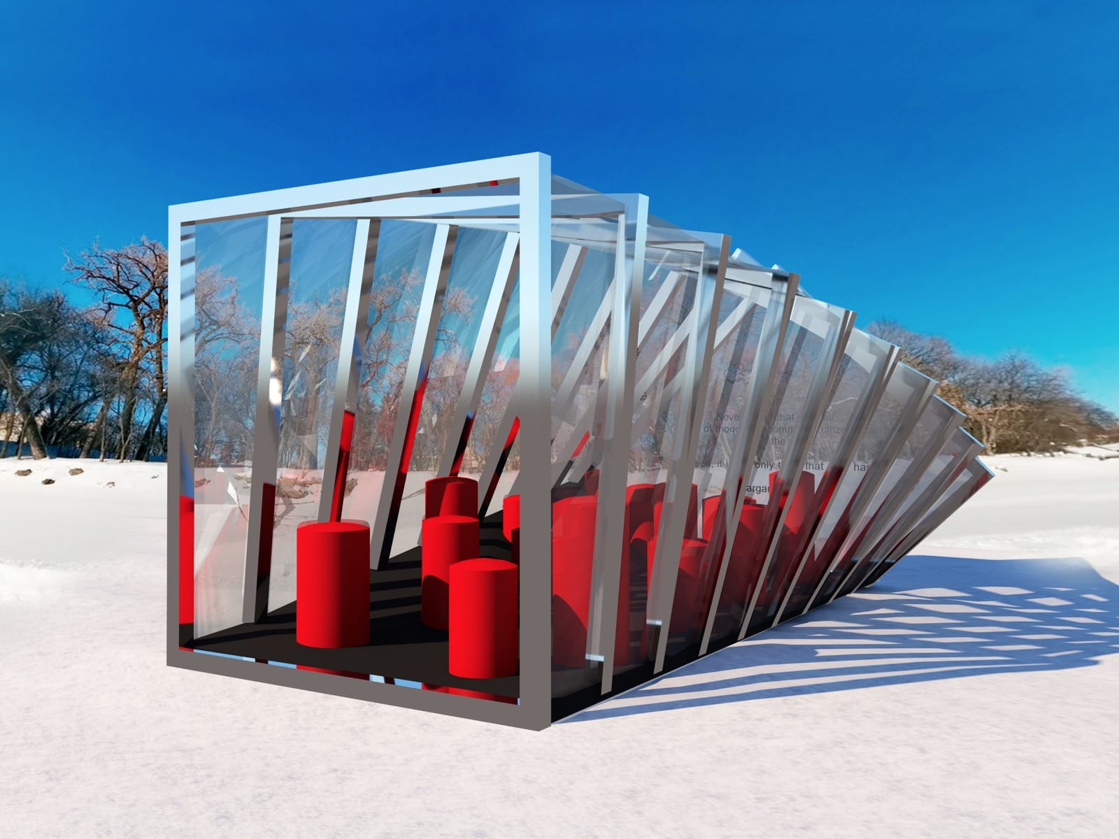 Winning designs of the 2020 Warming Huts competition in Winnipeg