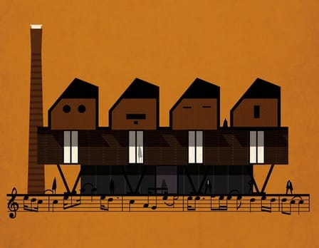 "Archimusic" renders famous musicians into characteristic buildings ...