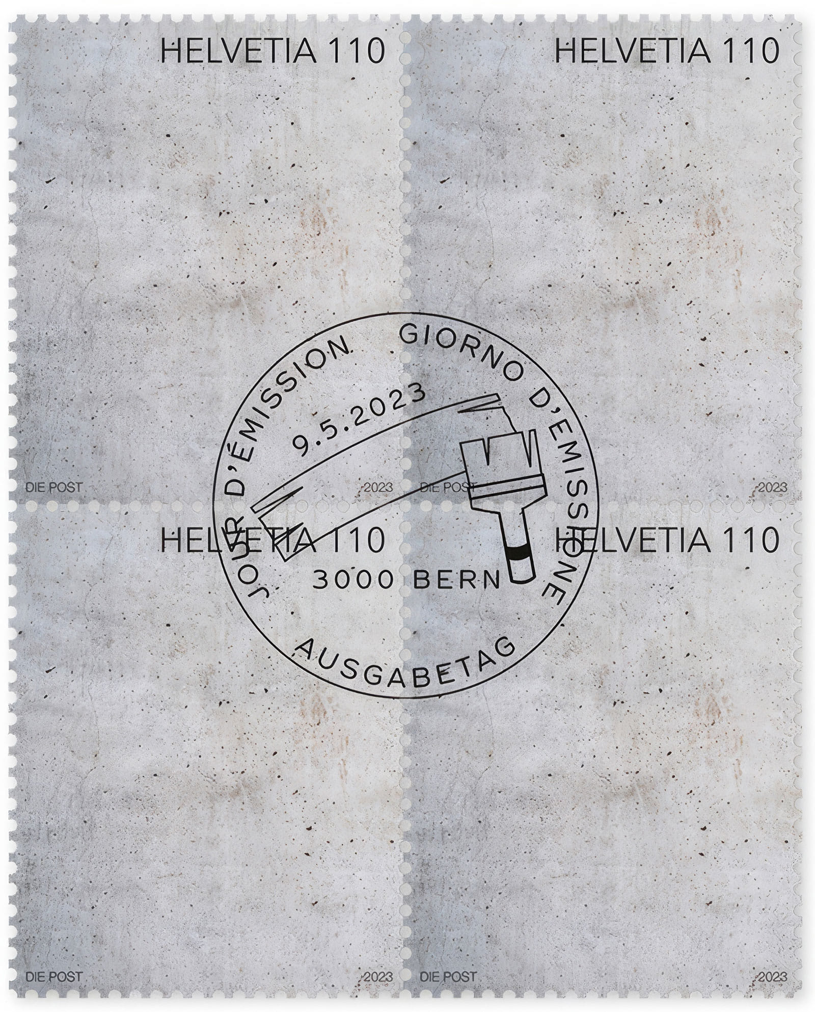 Switzerland releases postal stamp honoring concrete architecture | News ...