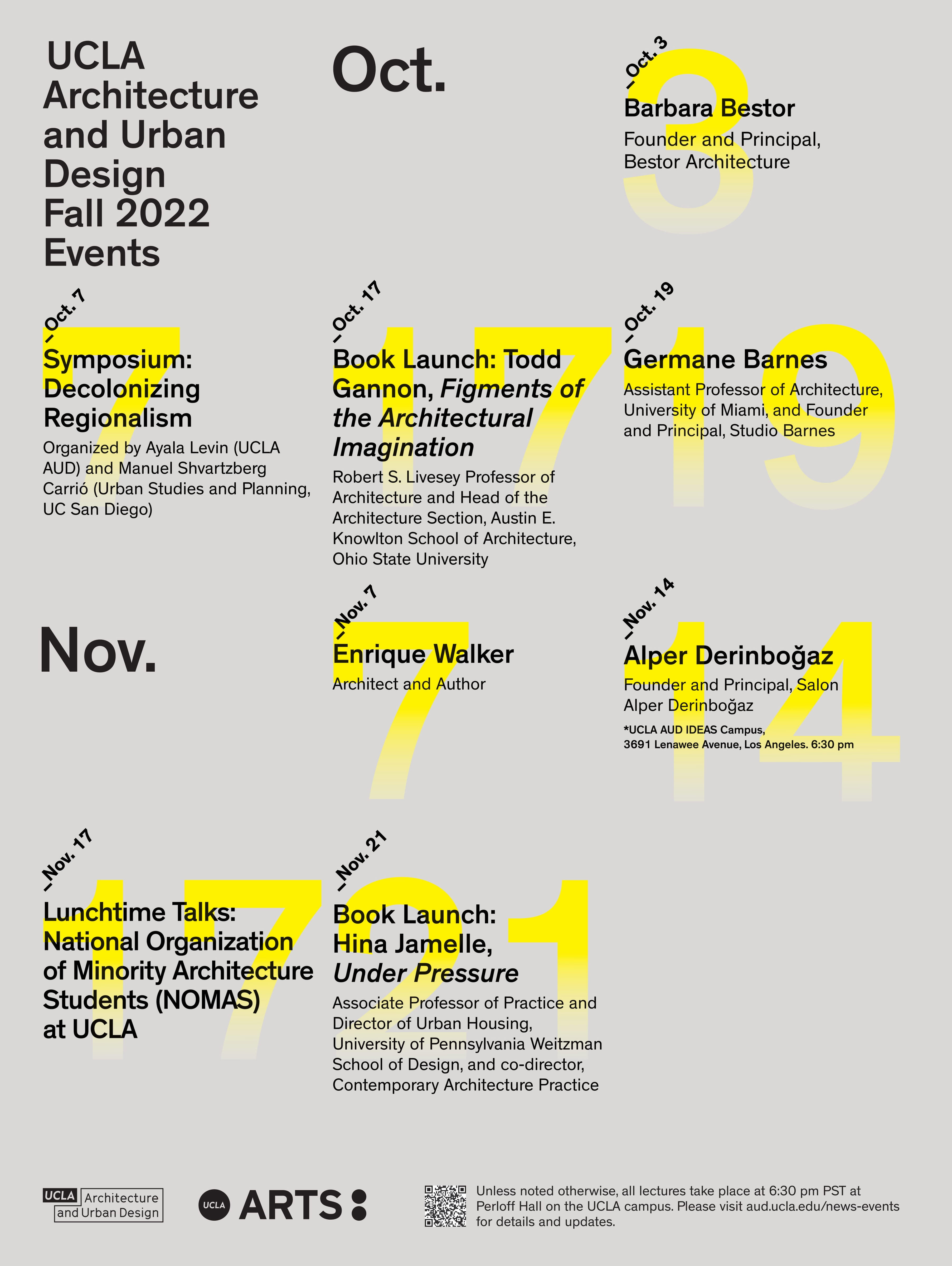 Get Lectured: UCLA, Fall '22 | News | Archinect