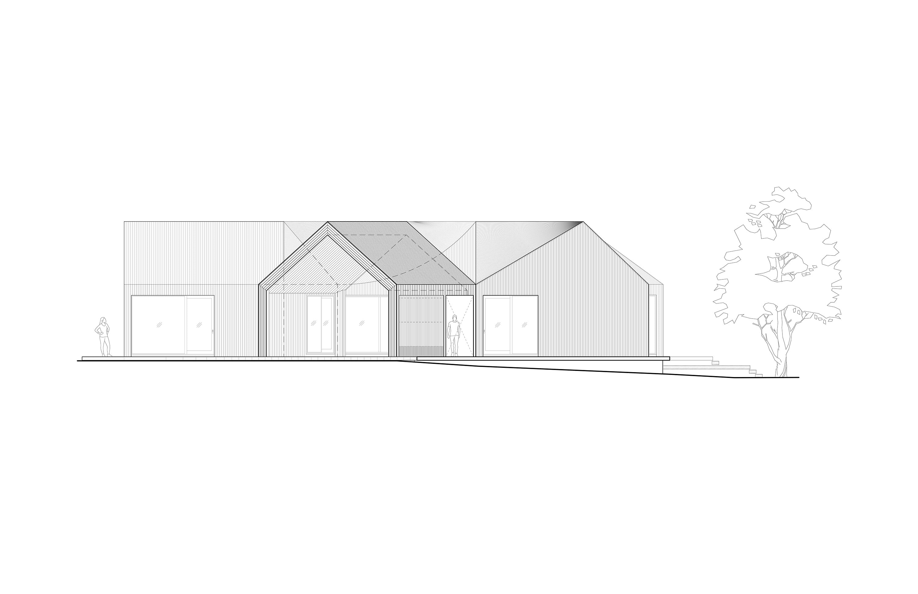 Six modules and an undulating roof come together for new residence by ...