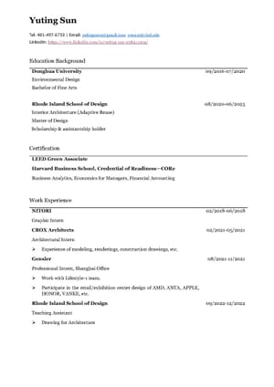 Yuting Sun | Archinect