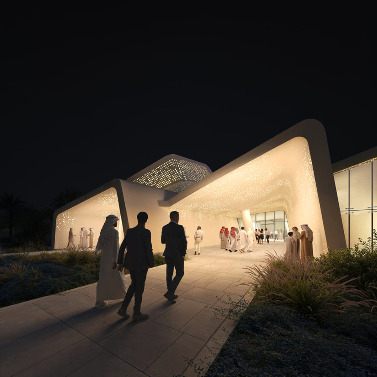 Exterior Visualization: Technology and Innovation Center in the UAE ...