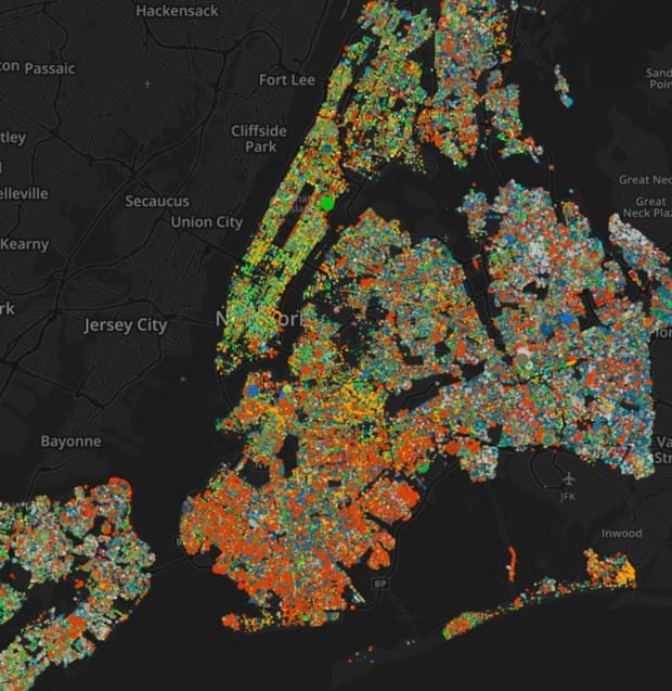 New York City's tree species mapped | News | Archinect