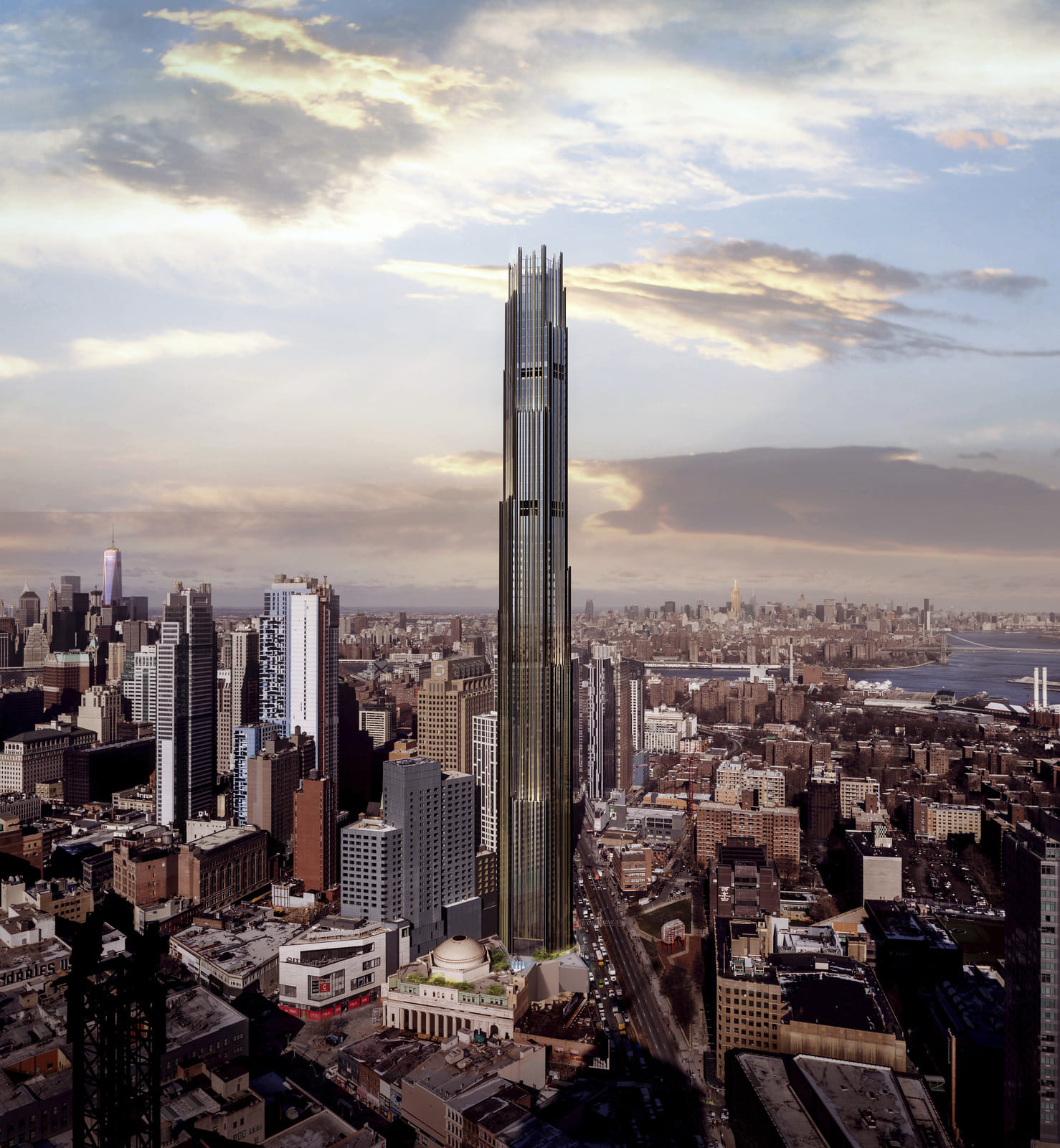 SHoP Architects' supertall residential tower 9 DeKalb is now the ...