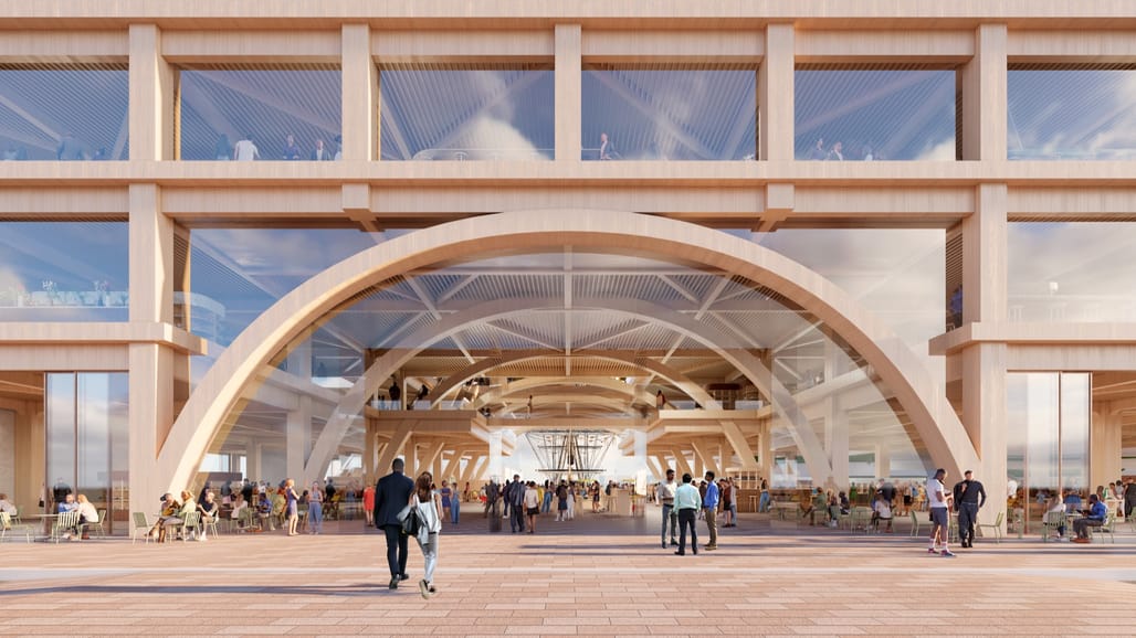 3XN designs amphitheater-like venue for Baltimore’s waterfront | News ...