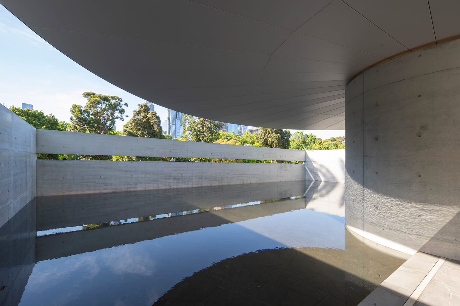 Tadao Ando's MPavilion opens in Melbourne | News | Archinect