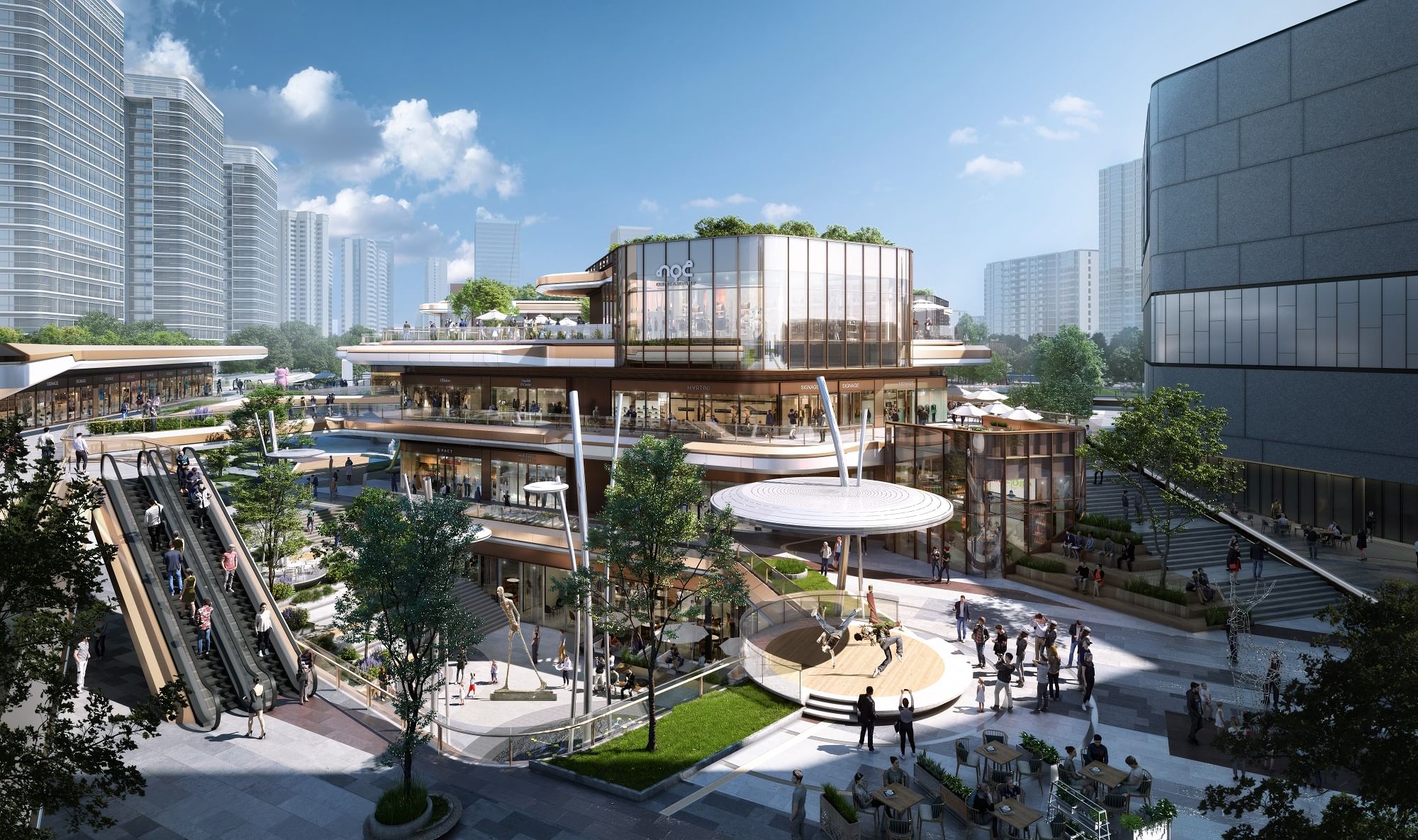 10 Design Reveals New Retail Destination in Chengdu | 10 Design | Archinect