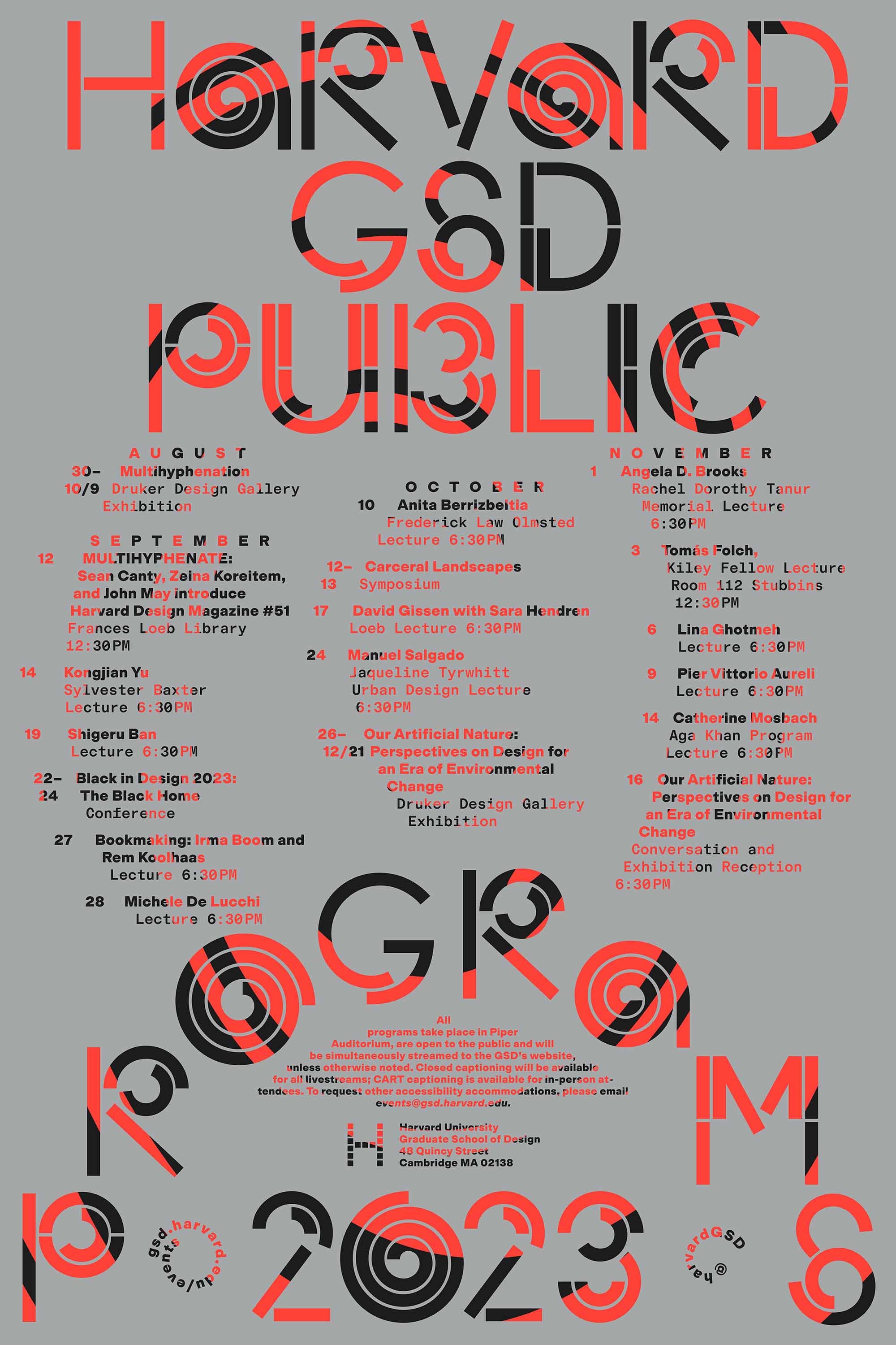 Get Lectured: Harvard University, Fall '23 | News | Archinect