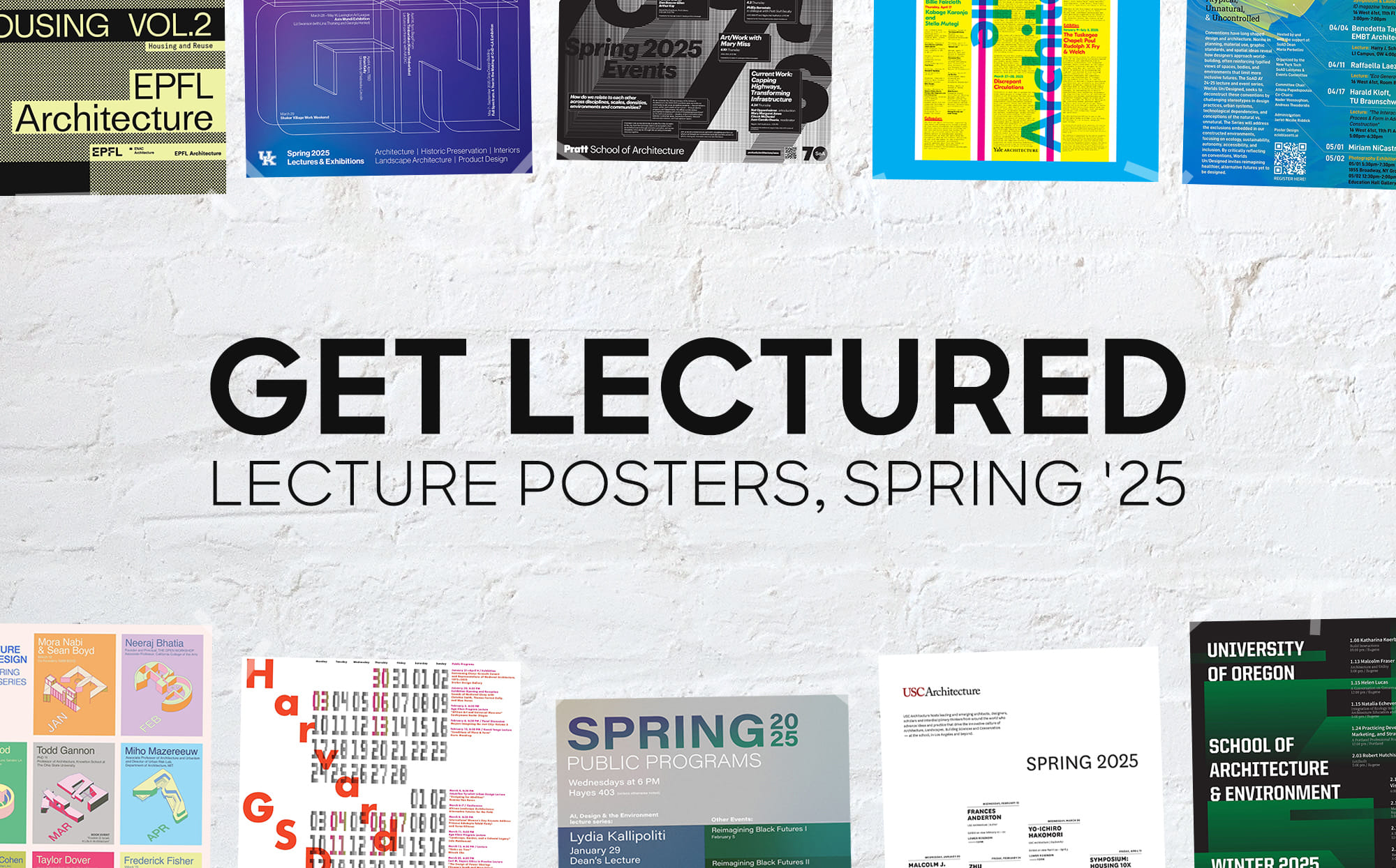 Vote now for your favorite Spring '25 architecture school lecture ...