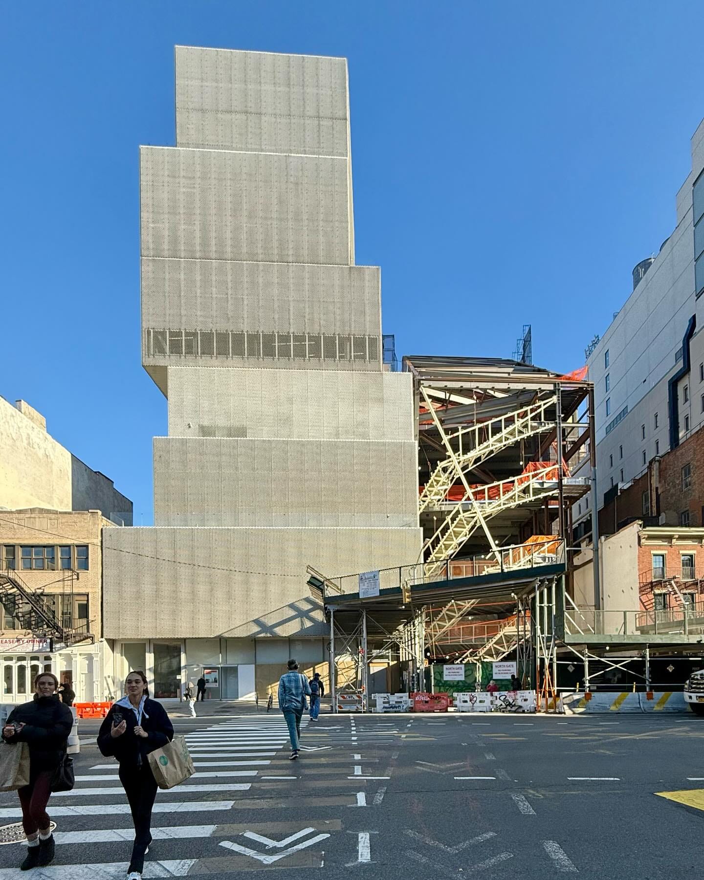OMA's New Museum expansion tops out on the Bowery | News | Archinect