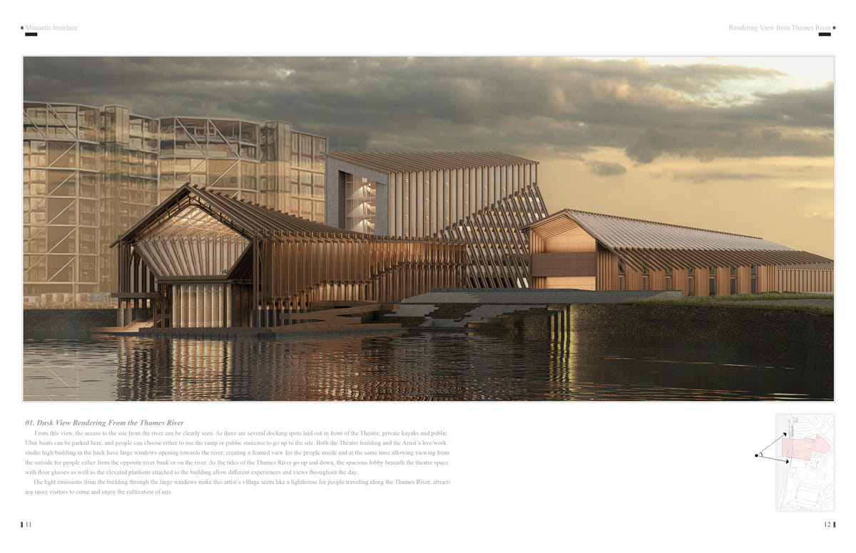 Monastic Internlace | Tianyi Yu | Archinect