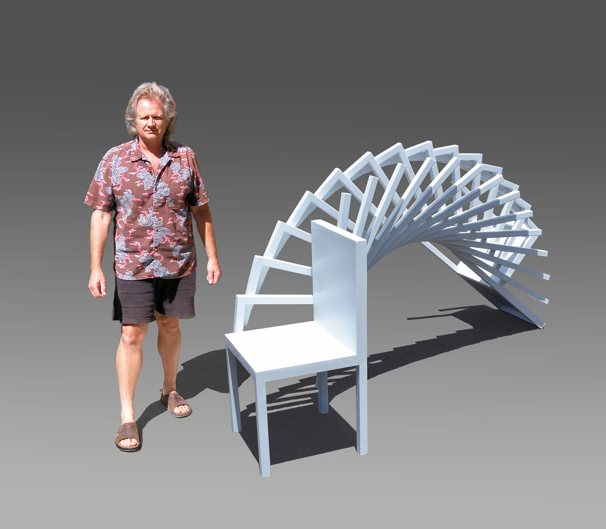 The Falling Chair | michael jantzen | Archinect