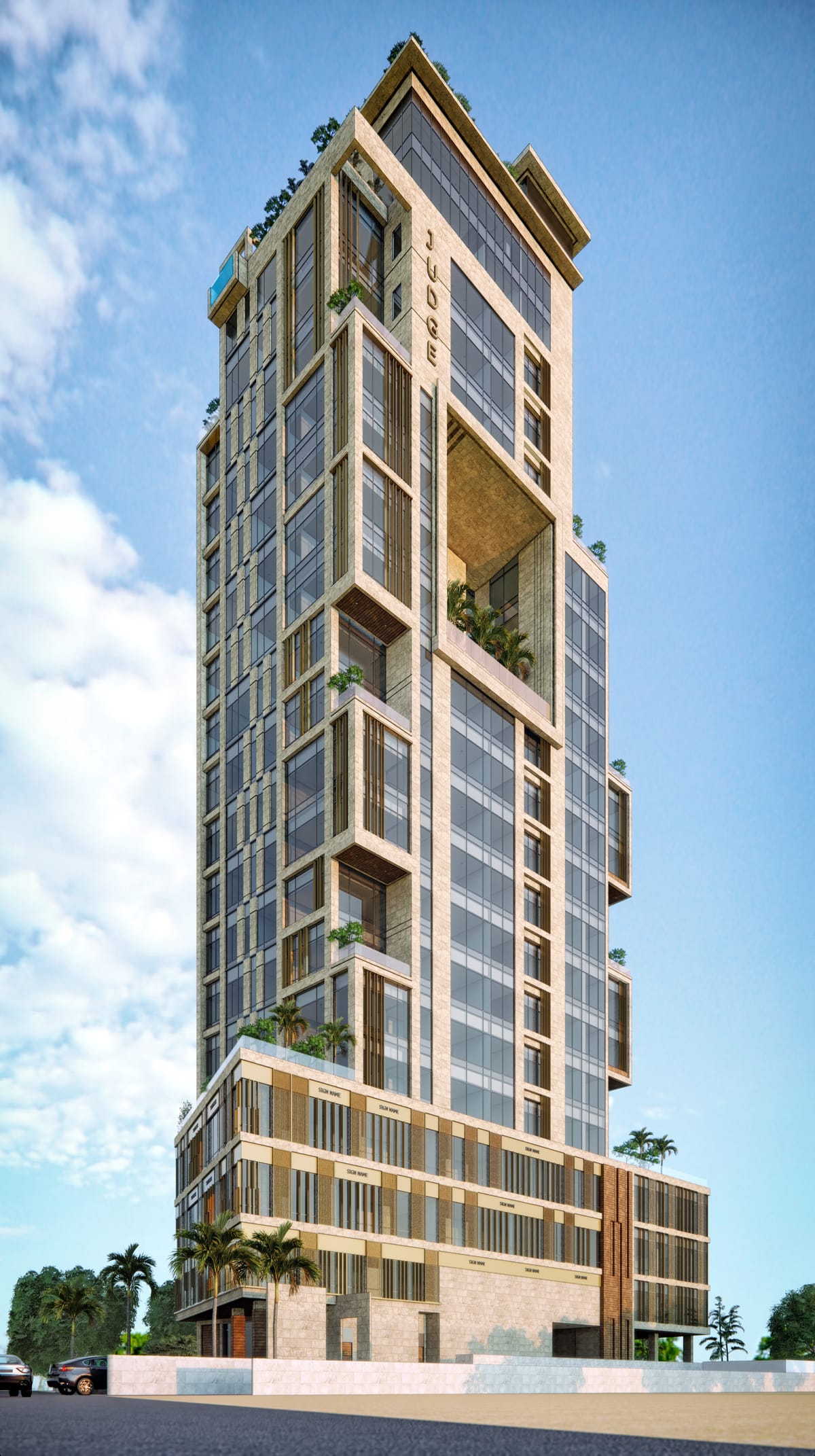 THE JUDGE TOWER | Ahmad HAmed | Archinect