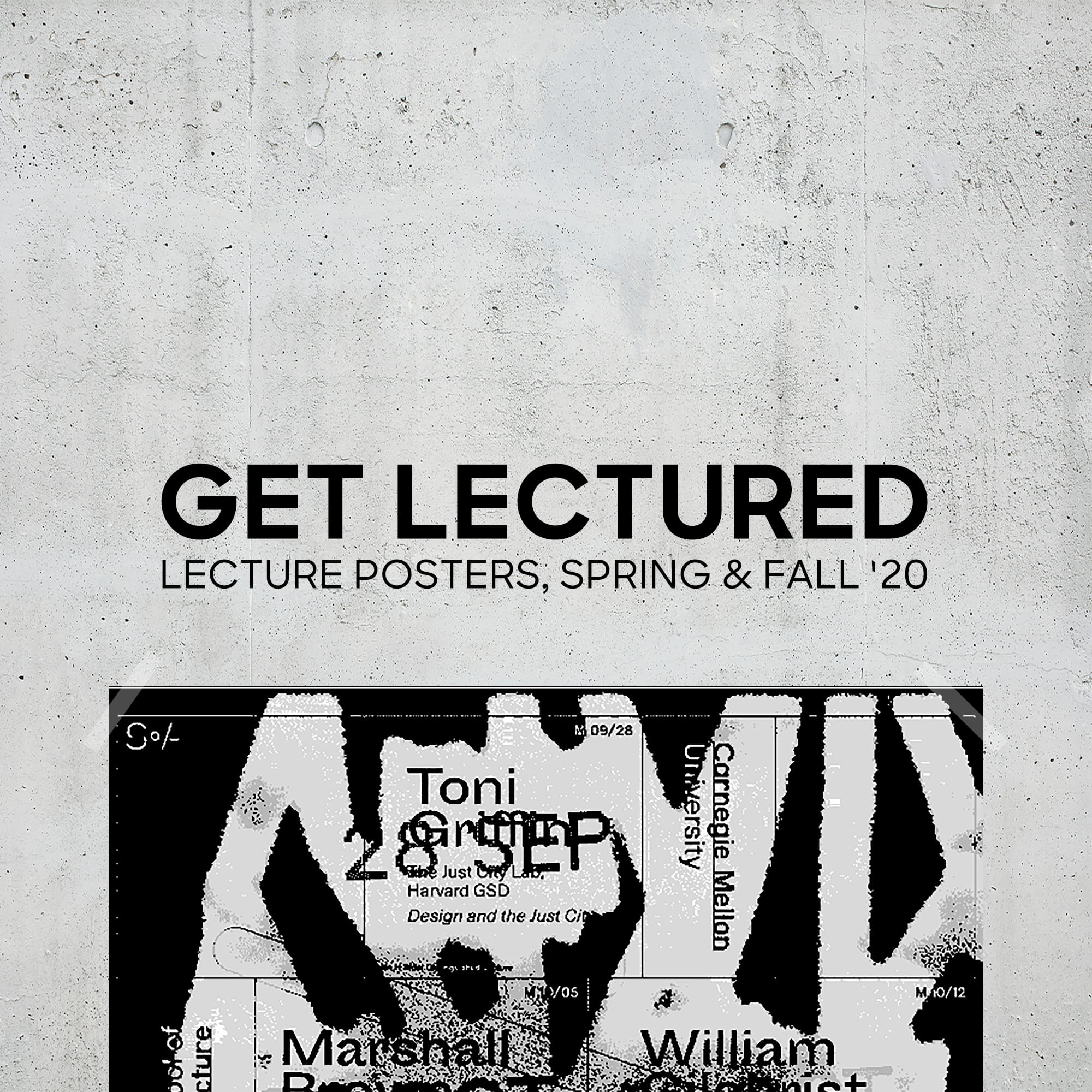 2020's most popular architecture school lecture poster on Archinect is ...