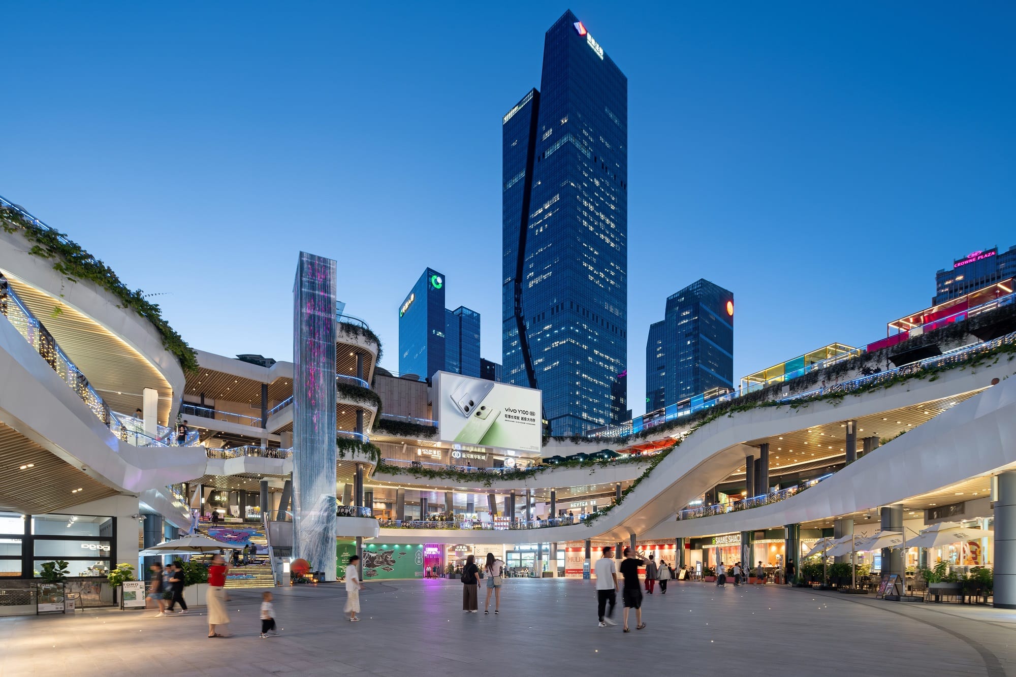 Revitalising the mixed commercial park in Futian CBD | Aedas | Archinect