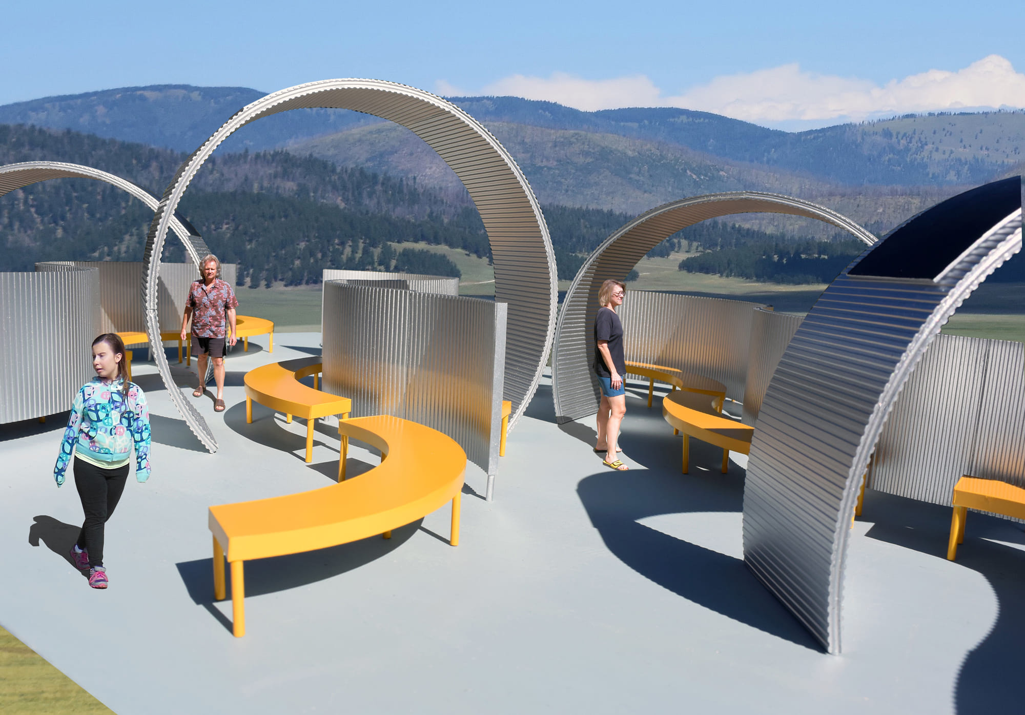 A Prefabricated, Modular, Solar Powered, Public Gathering Place ...