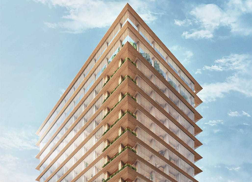 17-story wooden high-rise proposed in Tokyo | News | Archinect