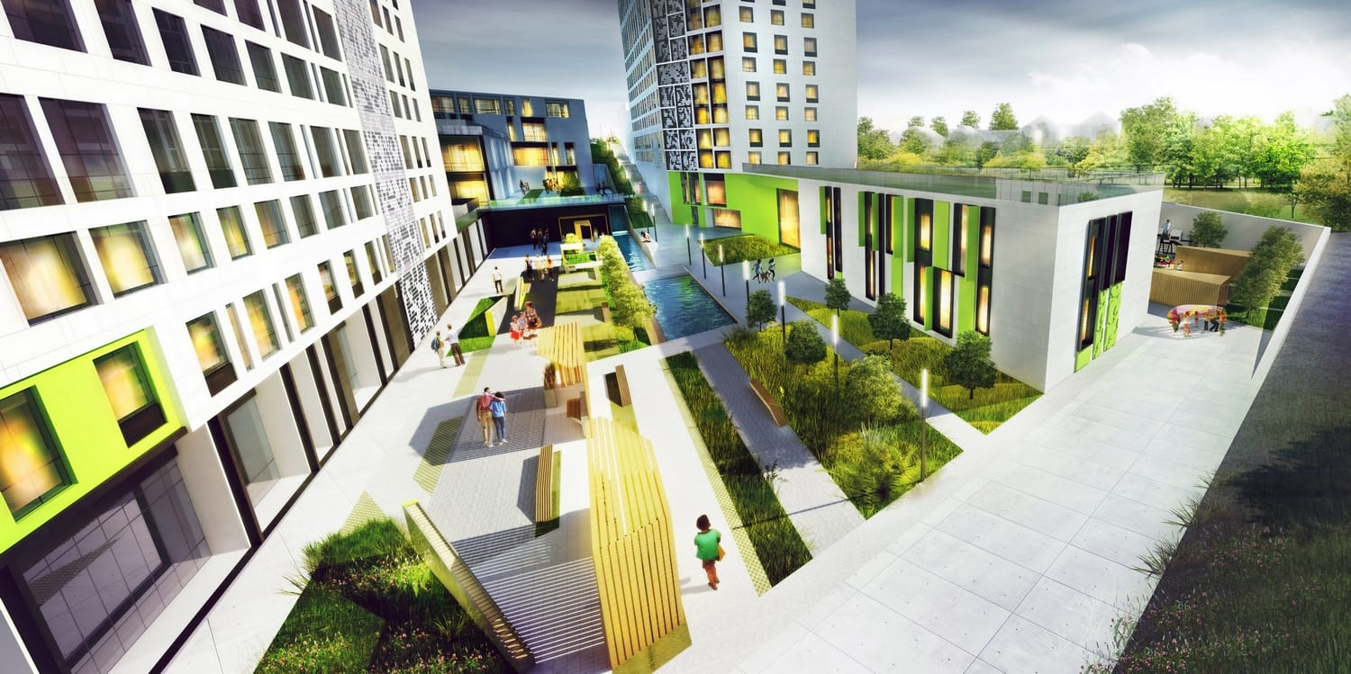 Conception of The Residential Complex in Tula | A.Len | Archinect