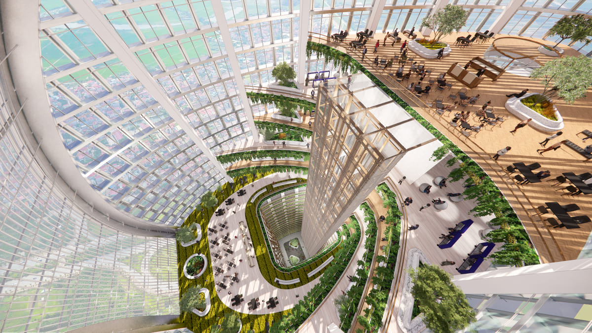 Farrells Releases the Design for Smart City Hanoi Landmark Tower | Farrells | Archinect