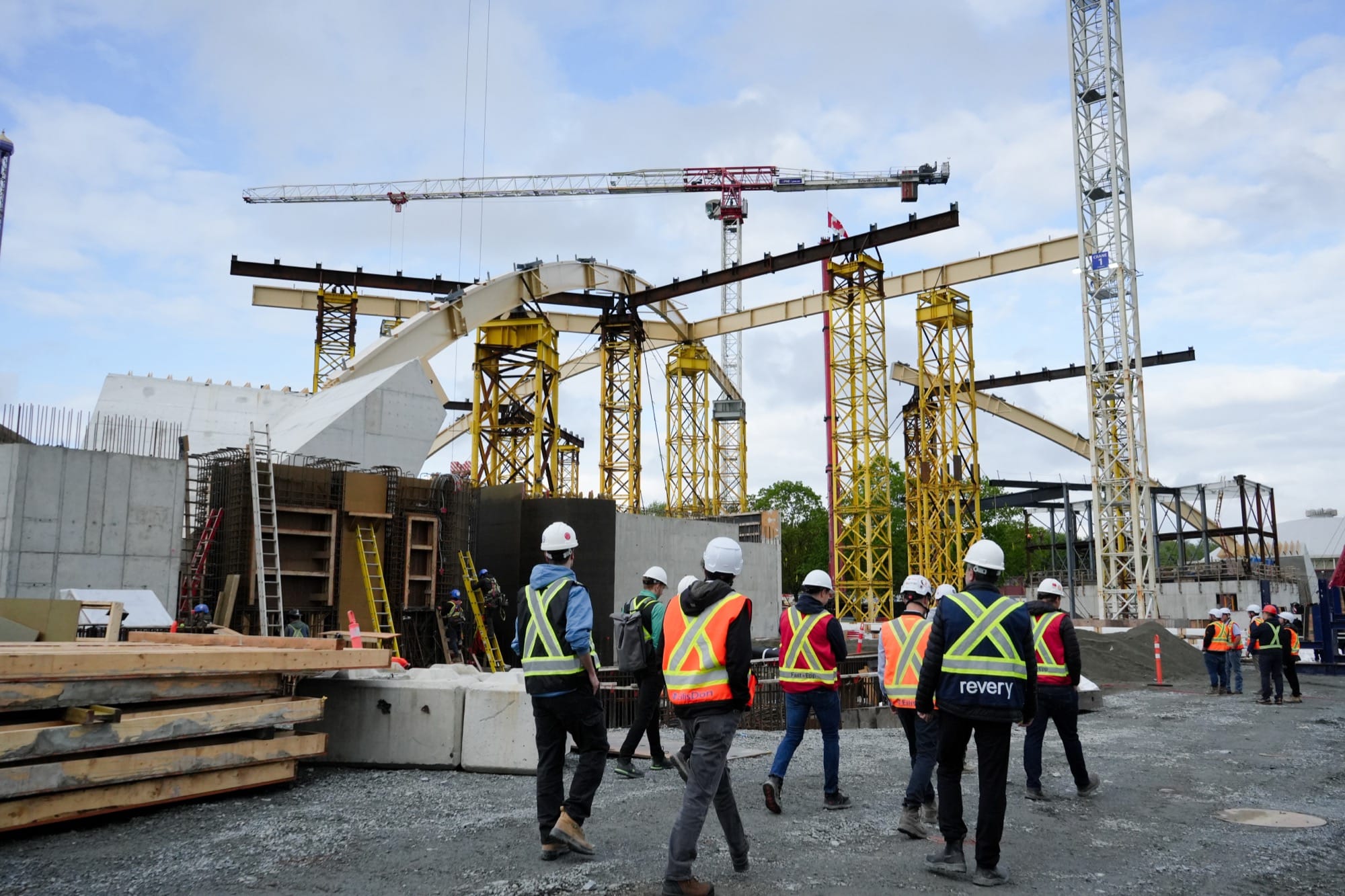 Construction begins on world’s largest free-span mass timber roof in ...