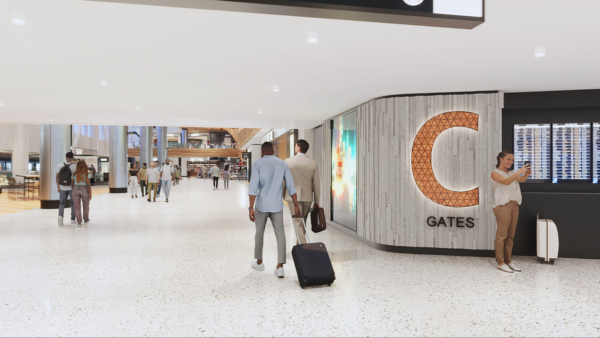 Seattle-Tacoma International Airport's $400M C Concourse Expansion gets ...
