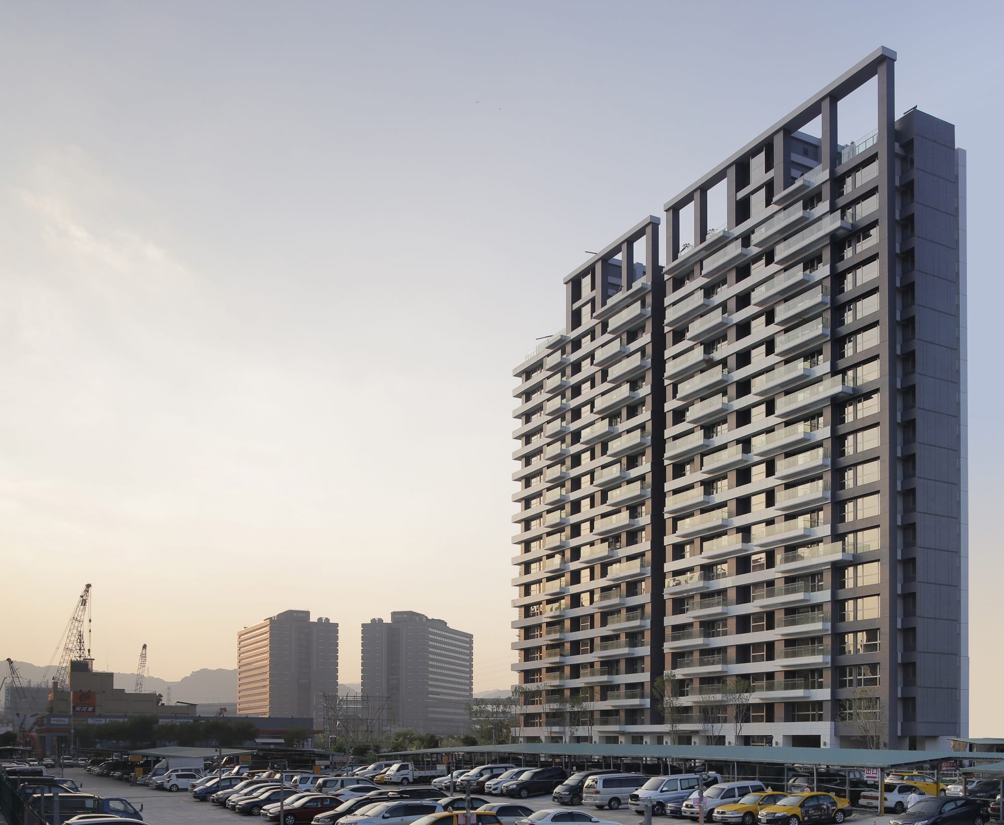Aedas designs a modern façade with dancing balconies for a new ...