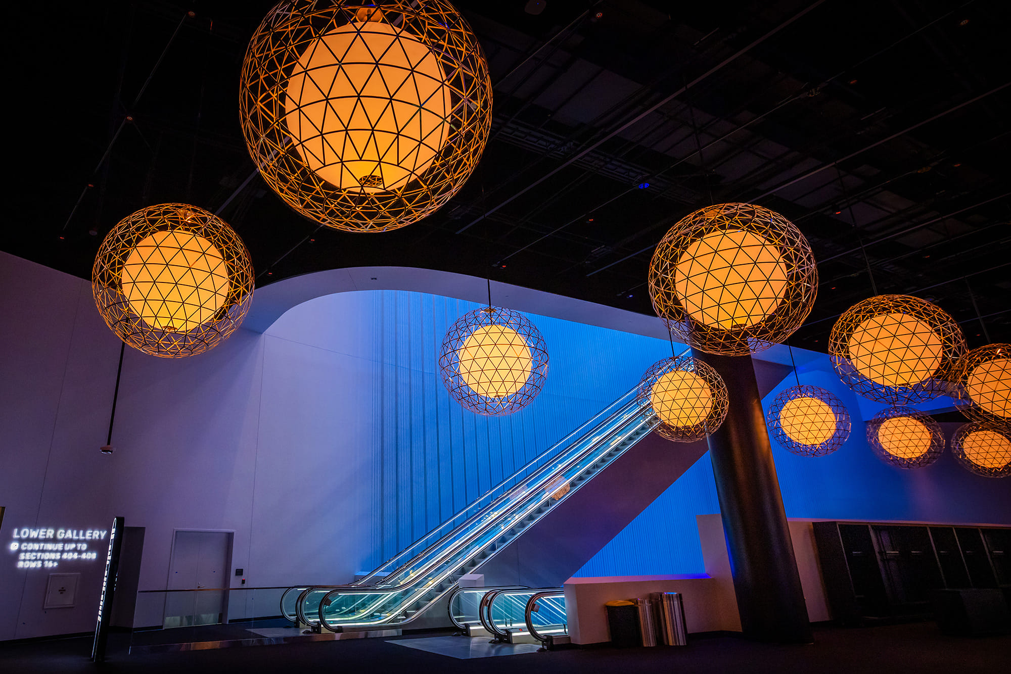Take a look inside the Las Vegas Sphere's interior and lighting designs ...