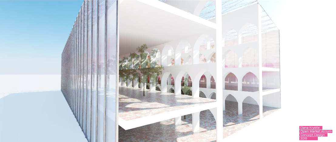 OPEN MARKET ATRIUM | CONCEPT DESIGN | Dana Krystle | Archinect