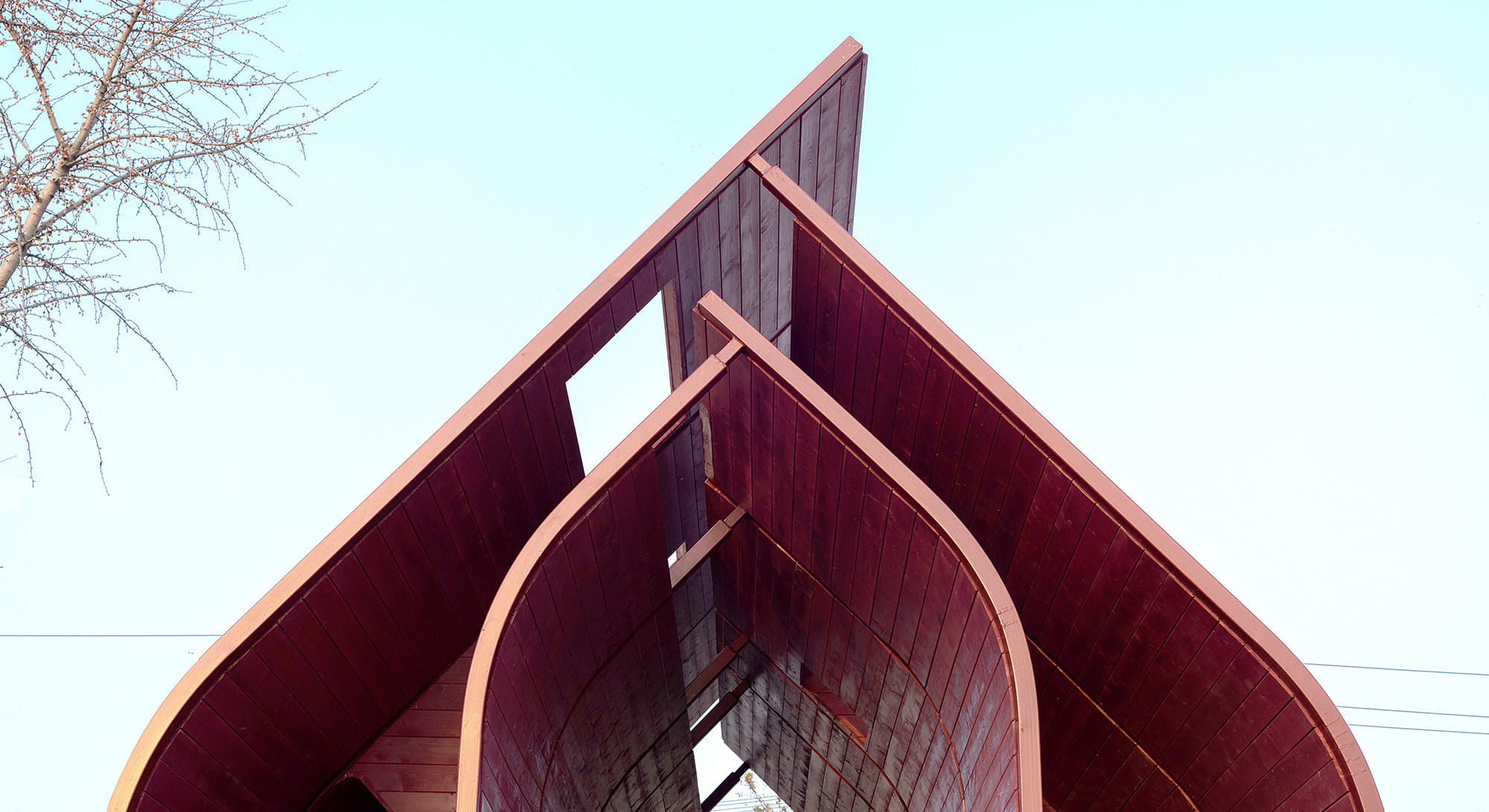 LIN Architecture's latest wood pavilion experiment in rural China is a ...