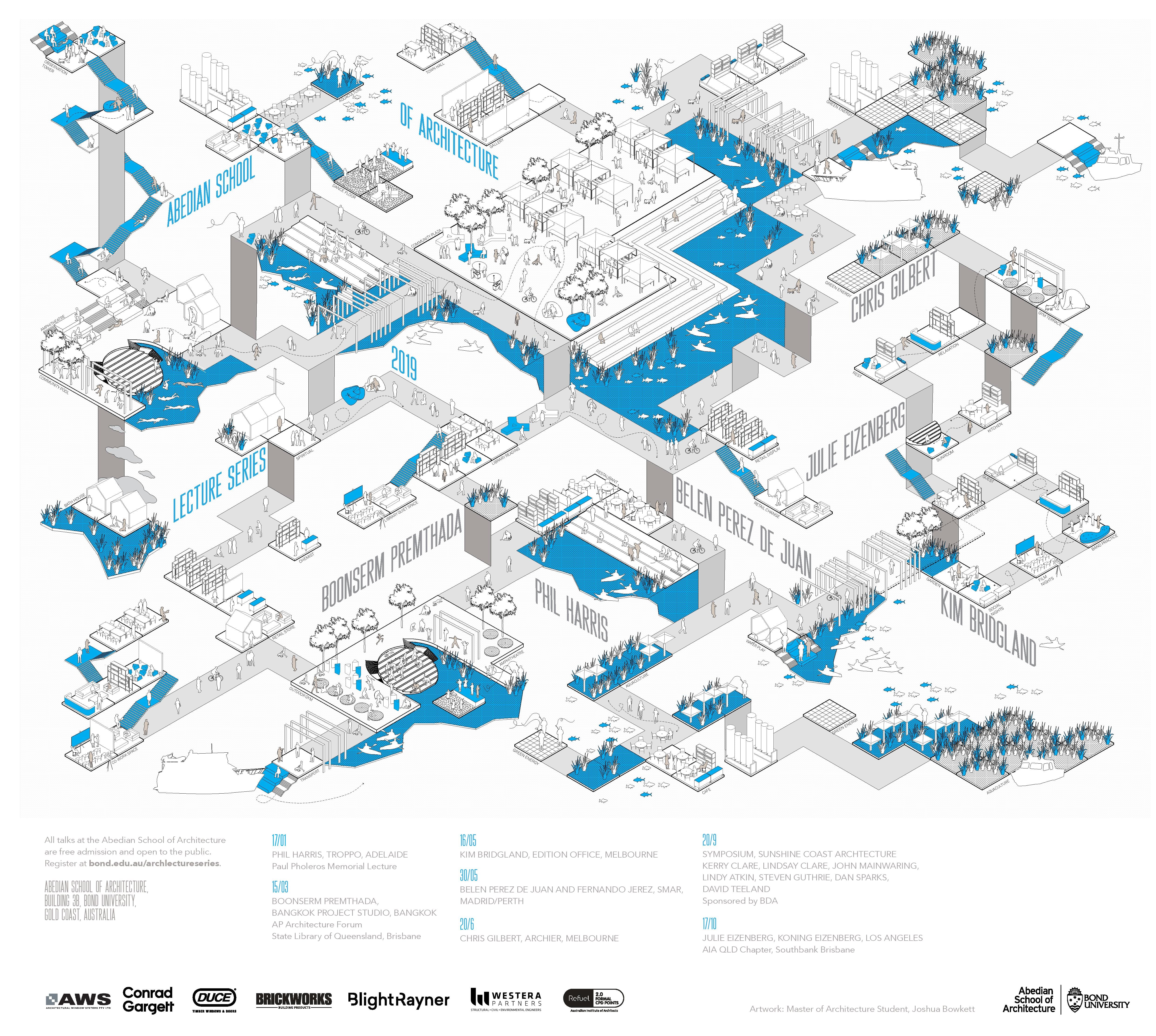 The most popular Spring '19 architecture school lecture poster is ...