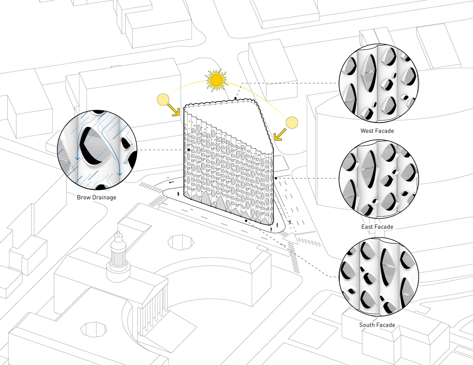Studio Gang envisions a tree-inspired mixed-use project to add to ...