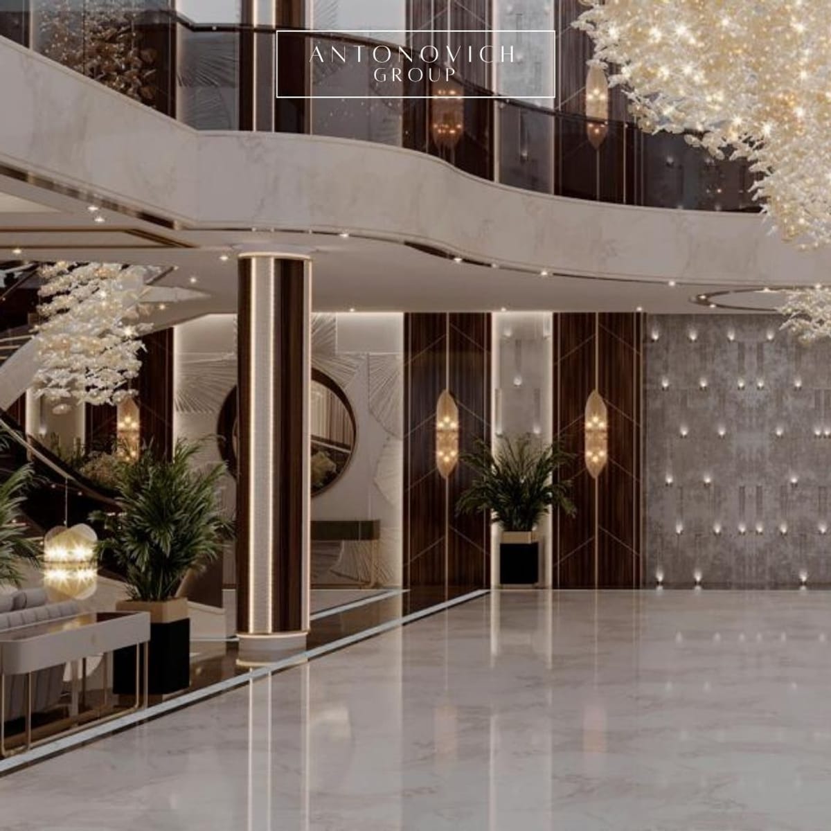 Luxurious Staircase design for Entrance Lobby Villa interiors | Luxury ...