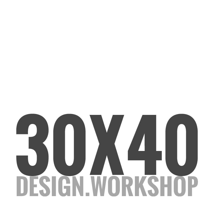 30X40 Design Workshop | Archinect