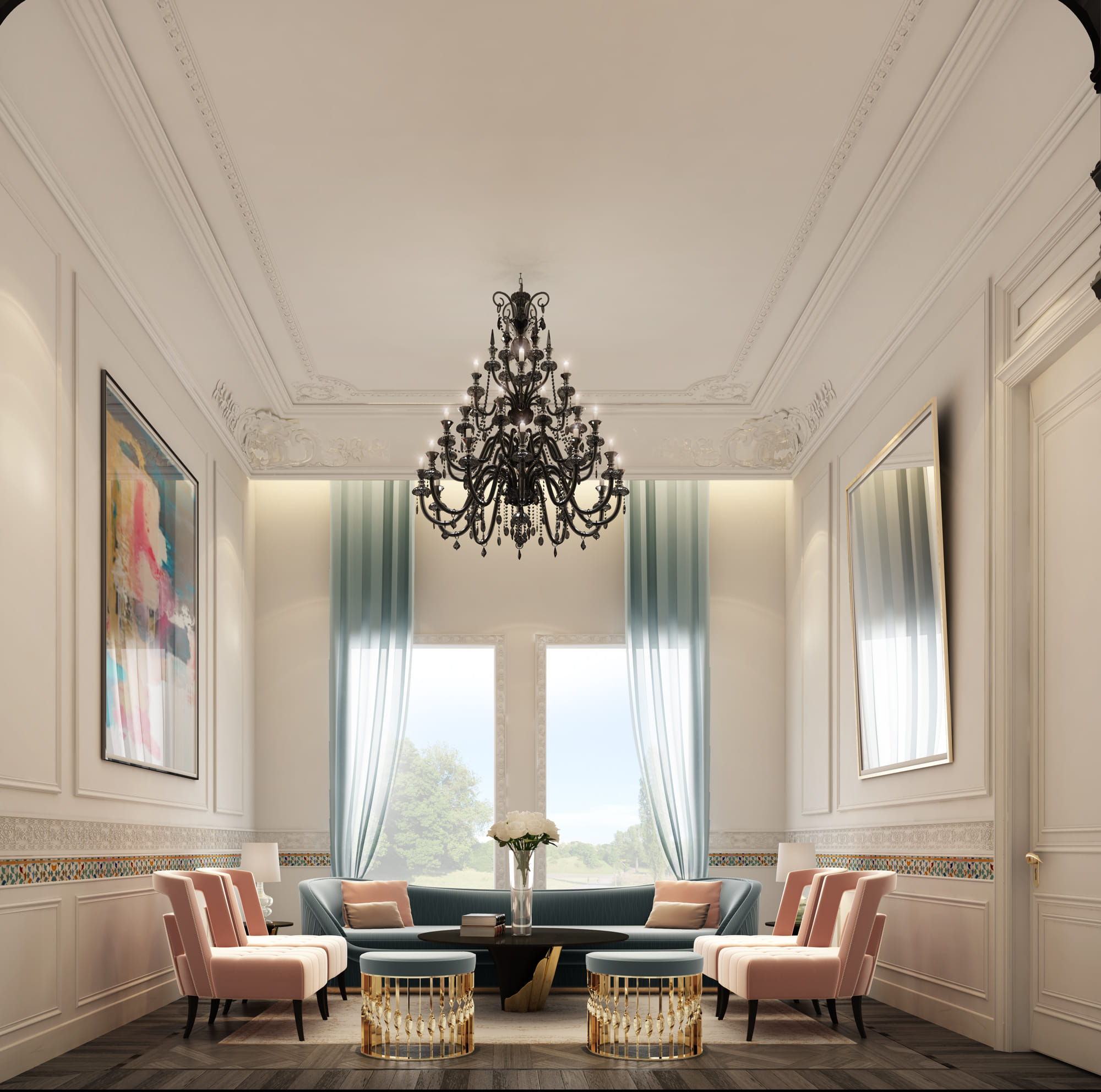 Trendy and Timeless Sitting Room Design | IONS DESIGN | Archinect