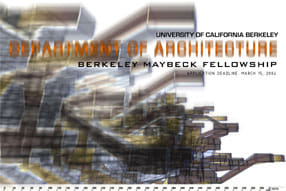 Berkeley Maybeck Fellowship | News | Archinect