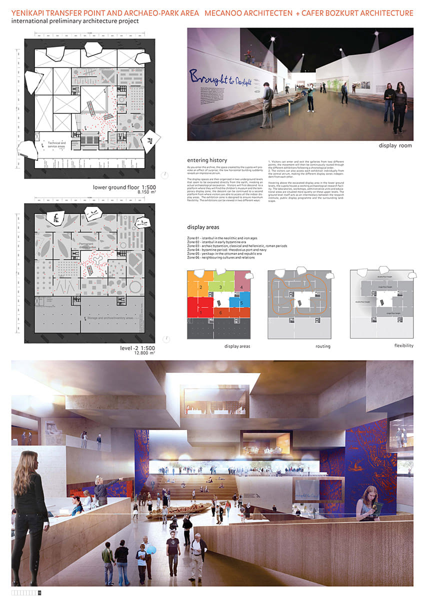 Three Entries Share First Prize in Istanbul's Yenikapı Design Competition