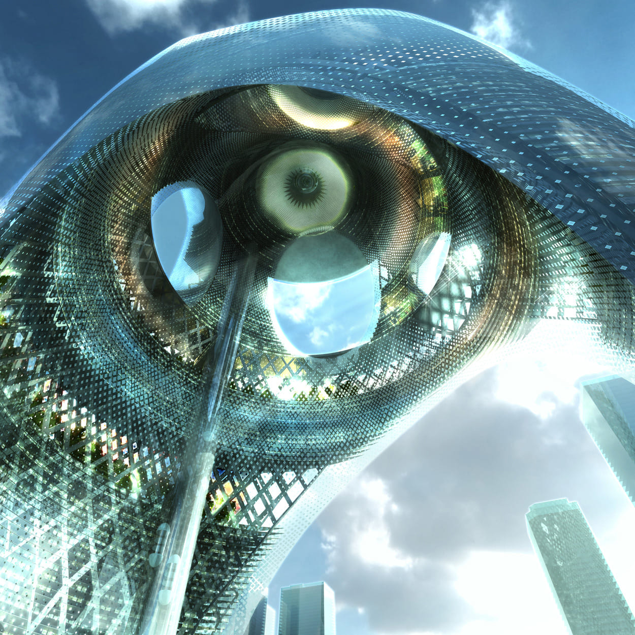 A closer look at "Superposed City", a 3rd-prize Shenzhen Bay Super City ...