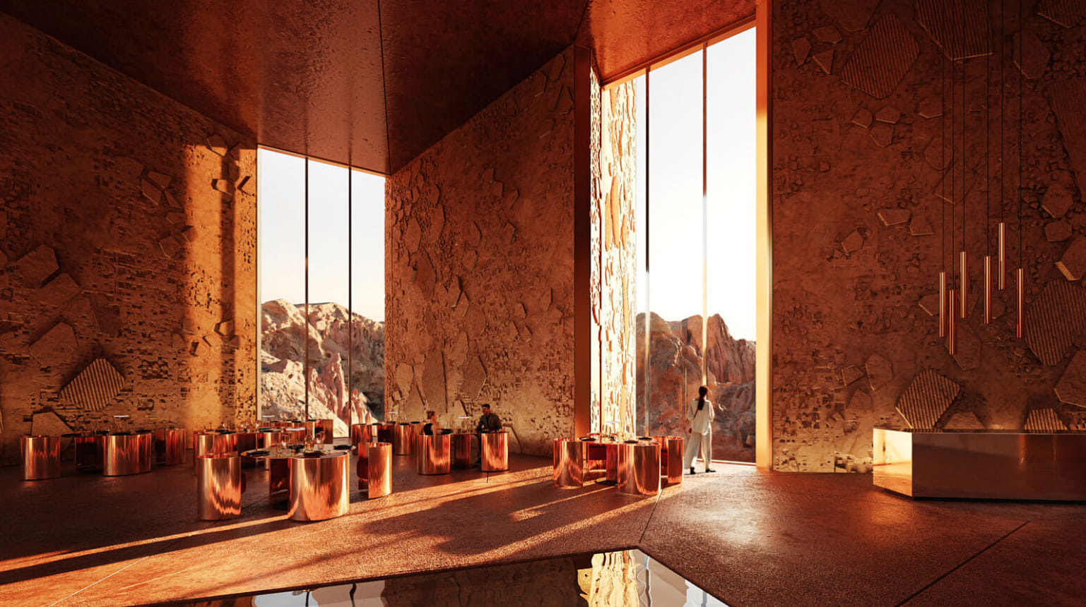 NEOM reveals new Leyja resort concepts designed by Mario Cucinella, Chris van Duijn, and Shaun ...