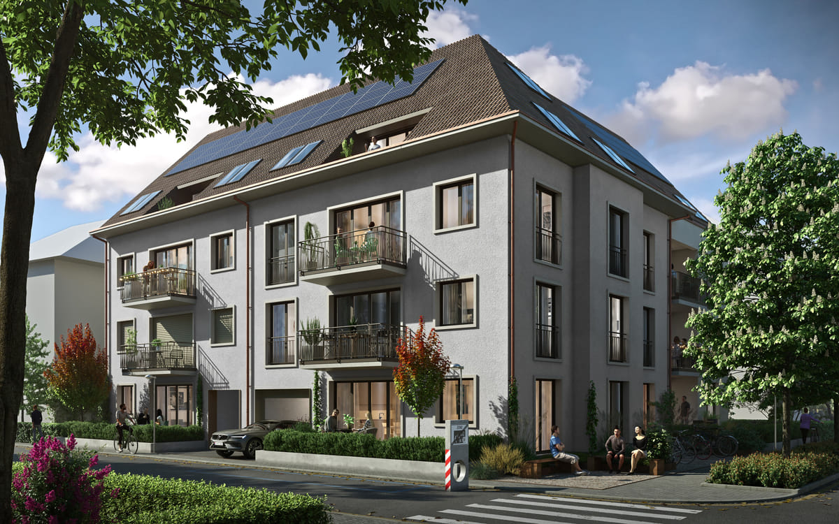 3D visualization of the future residential project | Julia I. | Archinect