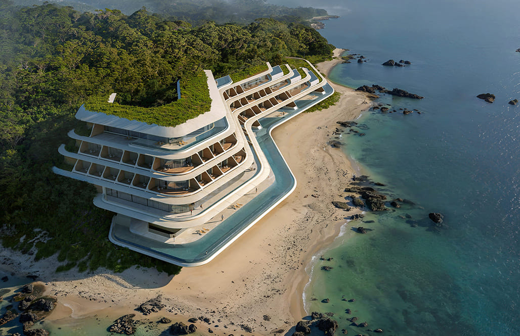 Zaha Hadid Architects to design NOT A HOTEL's Okinawa vertex hotel ...