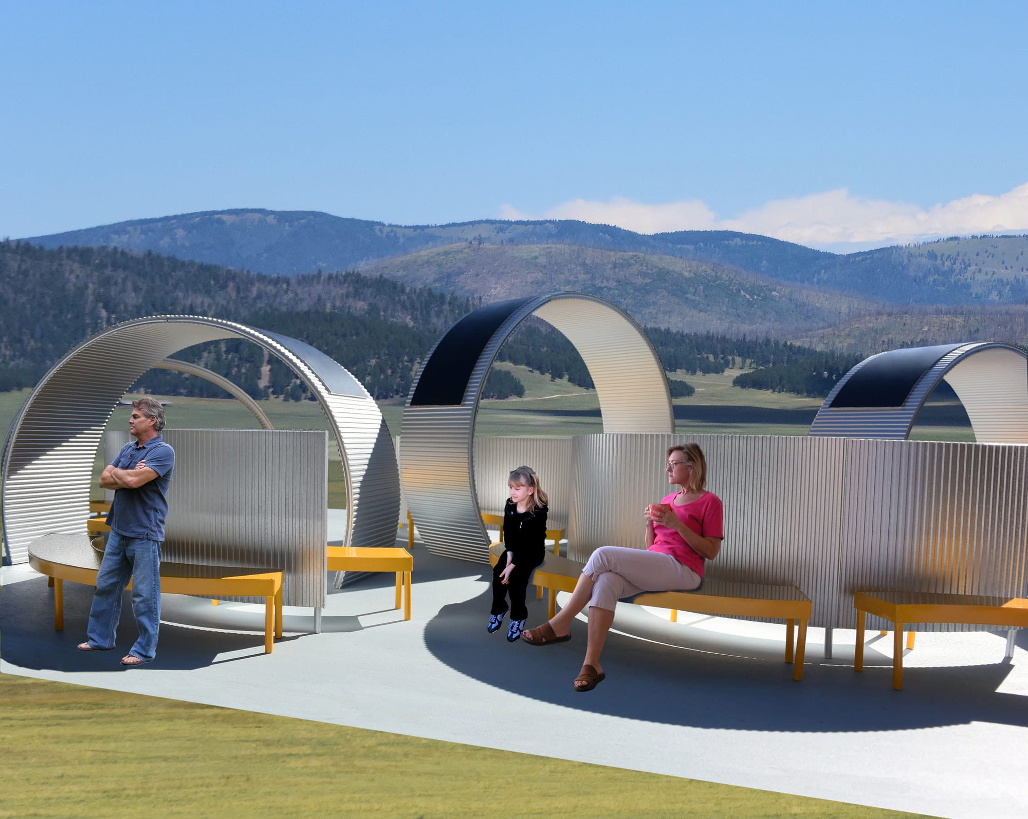 A Prefabricated, Modular, Solar Powered, Public Gathering Place ...