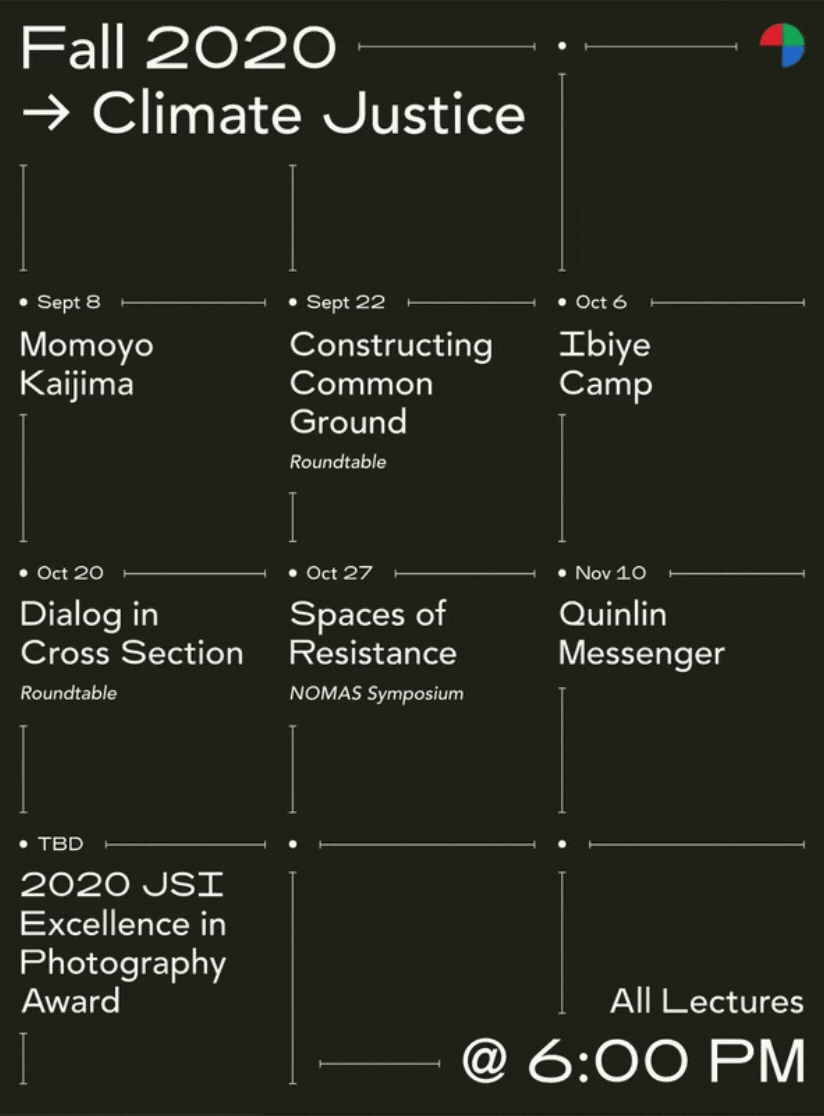 2020's most popular architecture school lecture poster on Archinect is ...