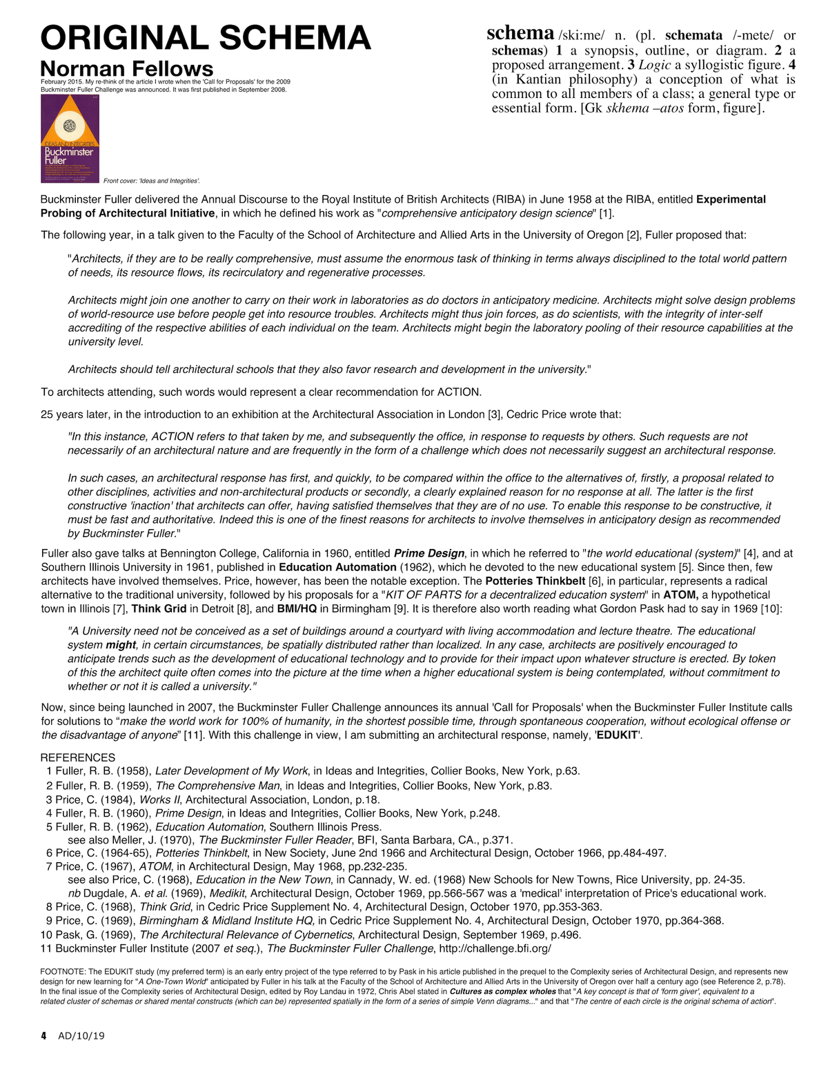 Edukit | Norman Fellows | Archinect