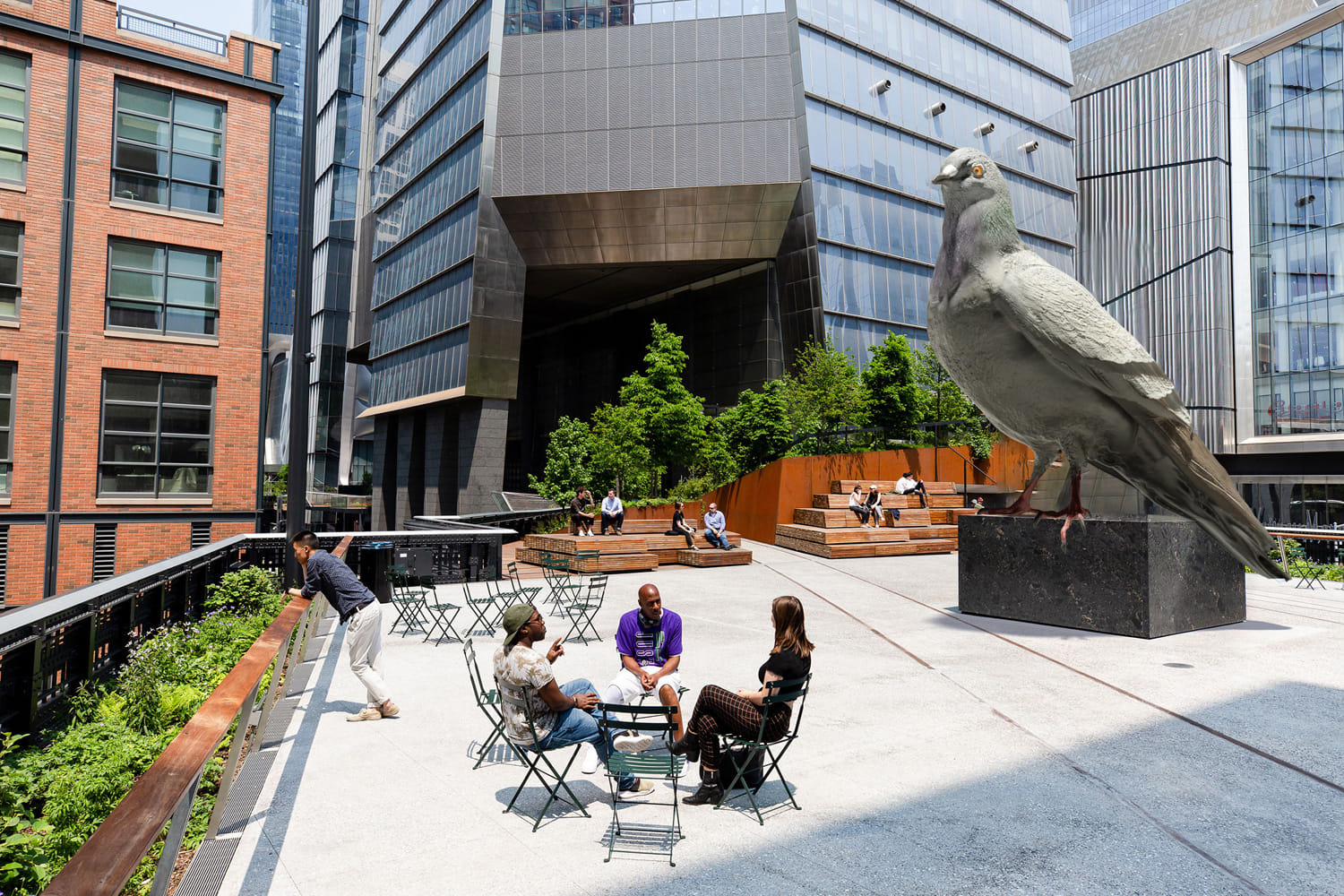 Iván Argote's viral new High Line plinth commission speaks to our impermanence as a species ...