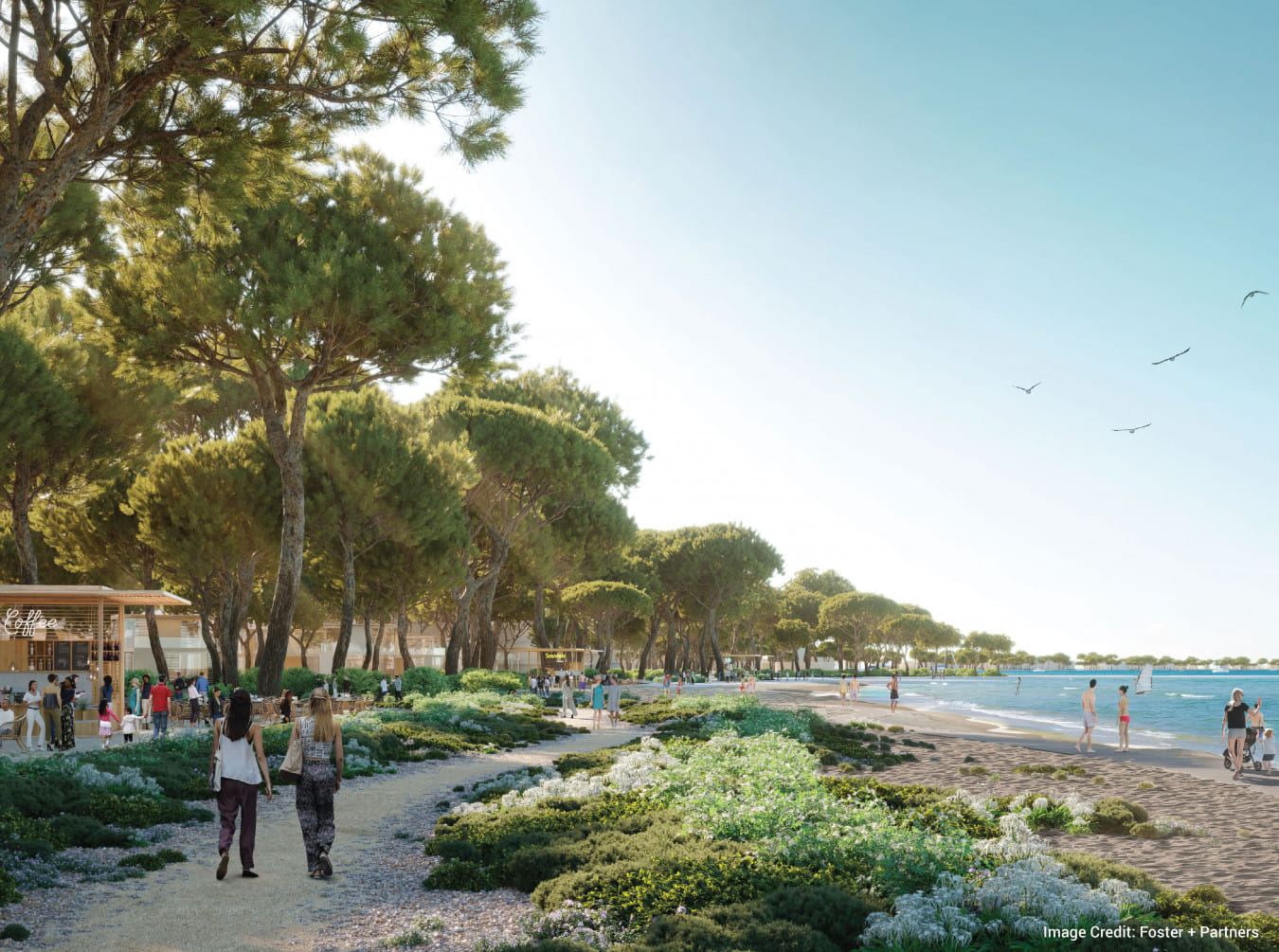 Foster + Partners unveils plan to commercially 'rewild' idyllic Cyprus coastal town of Larnaca ...
